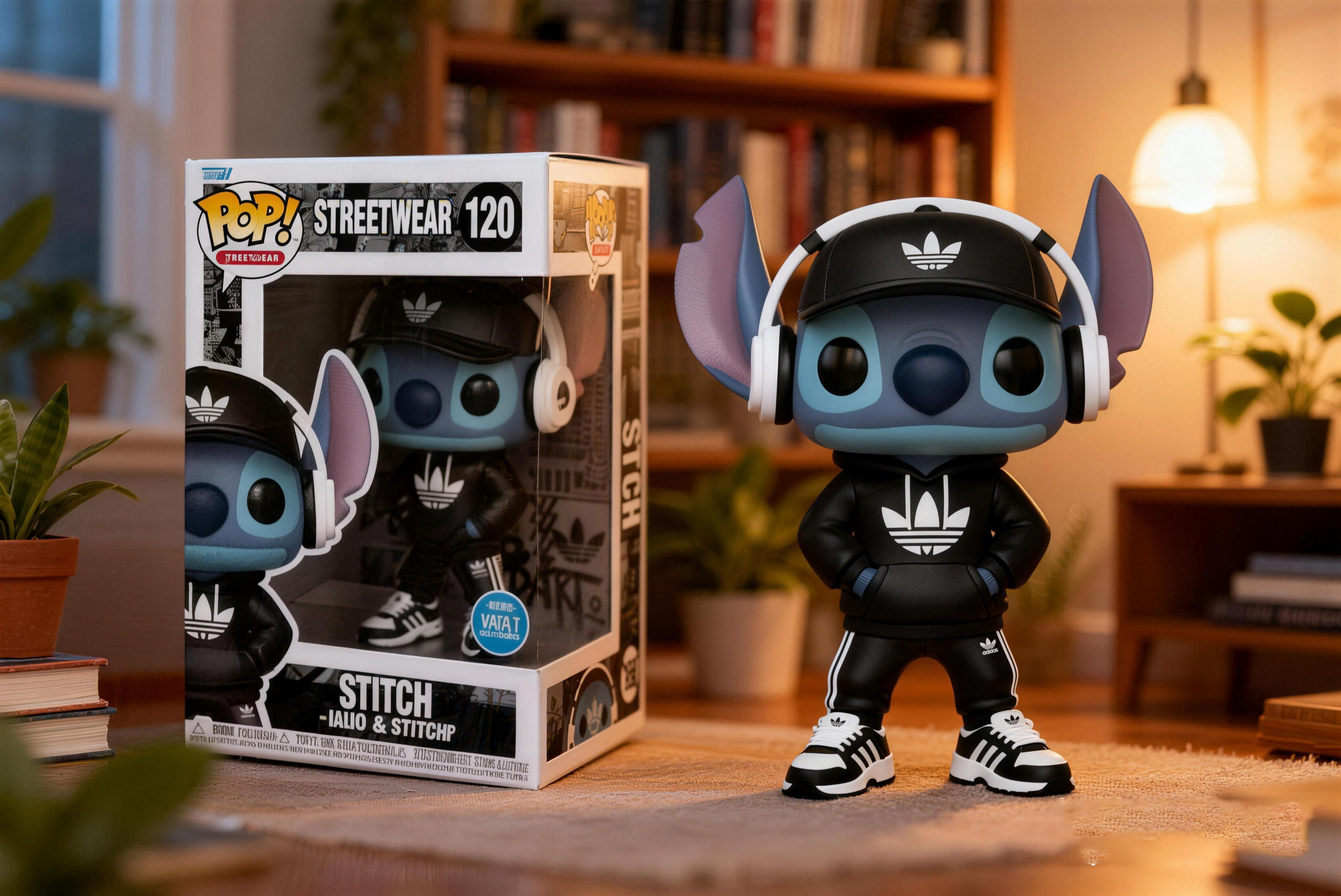 Фигурка Funko POP! Disney, Lilo и Stitch в одежде Adidas, игрушки для ...