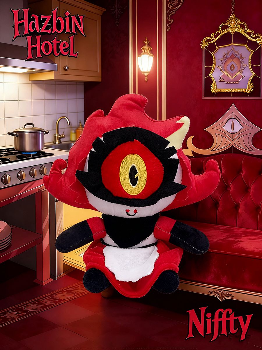 Мягкая Игрушка аниме Отеля Хазбин Niffty 21cm/ Hazbin Hotel plush toys ...