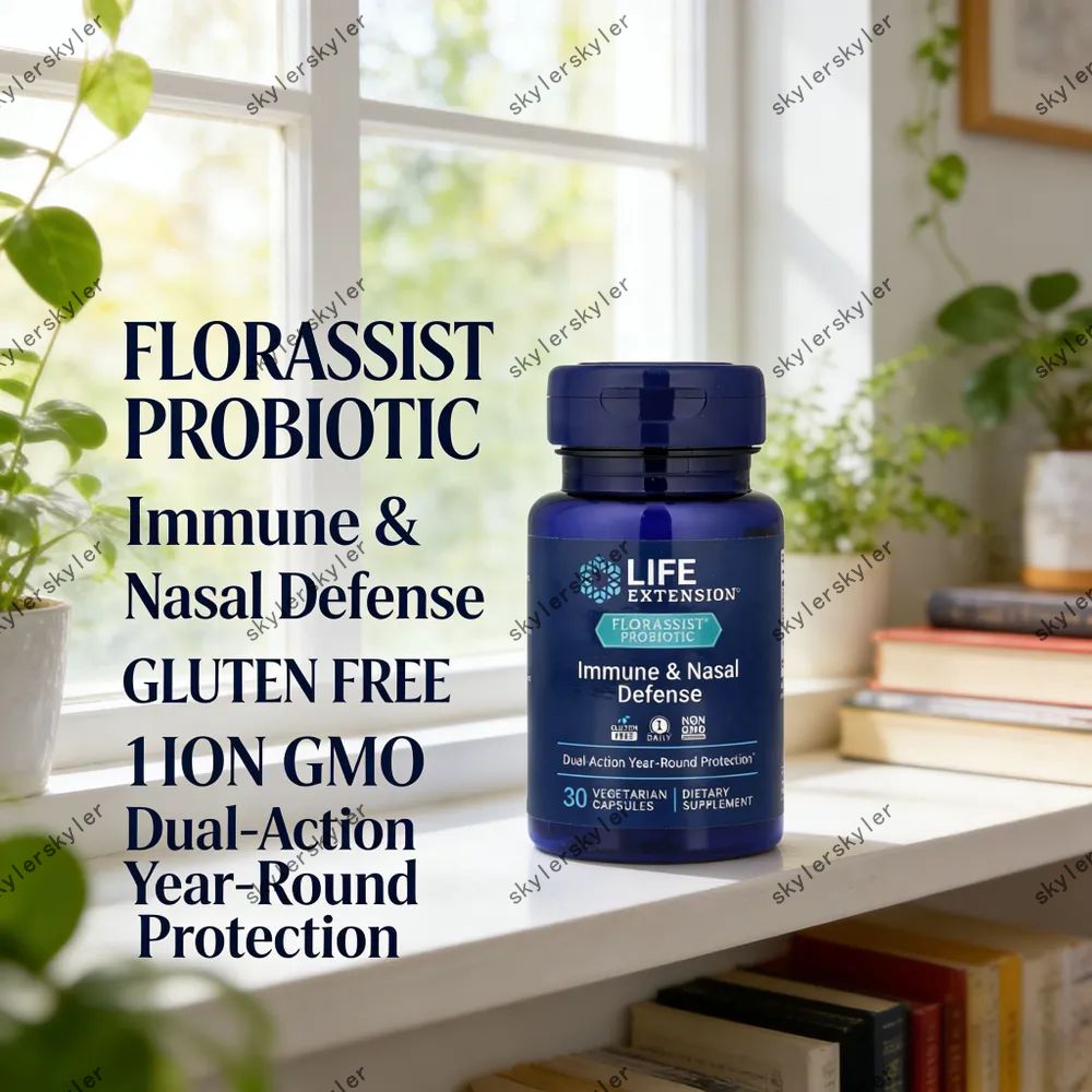 Life Extension, FLORASSIST Пробиотик для поддержки иммунитета и защиты ...