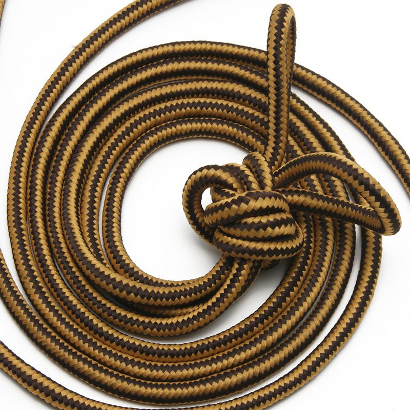 Шнурки Lucky & Life, желтый, коричневый, Полиэстер, 100 см купить по ...