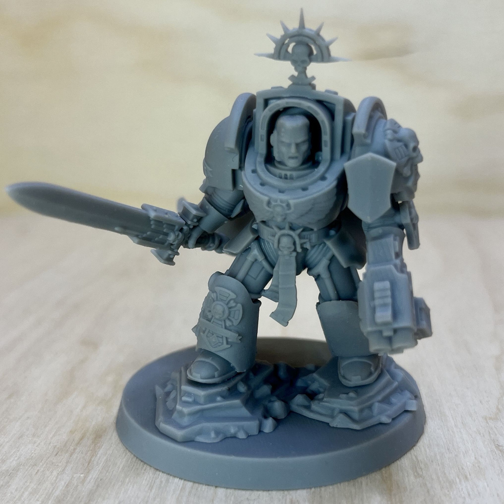 Captain in Terminator armour Leviathan . Warhammer 40 000. Миниатюра ...