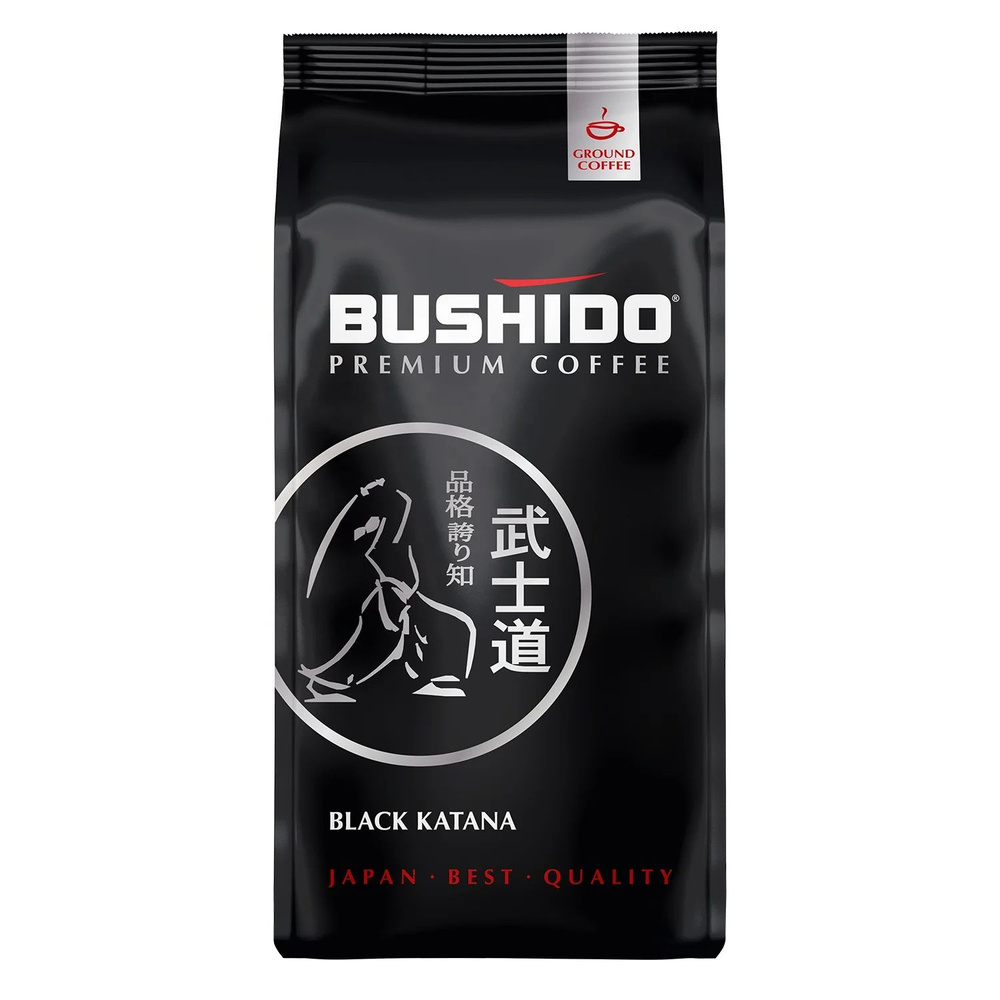 Кофе натуральный молотый BUSHIDO BLACK KATANA, 227г, Нидерланды ...