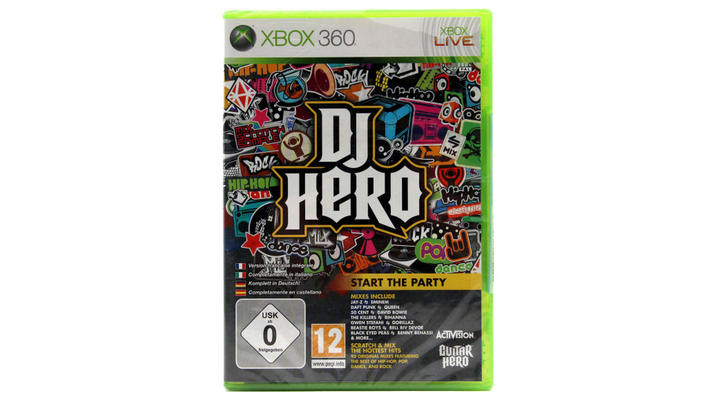 Игра DJ Hero (XBox 360, Английская версия) купить по низкой цене с ...