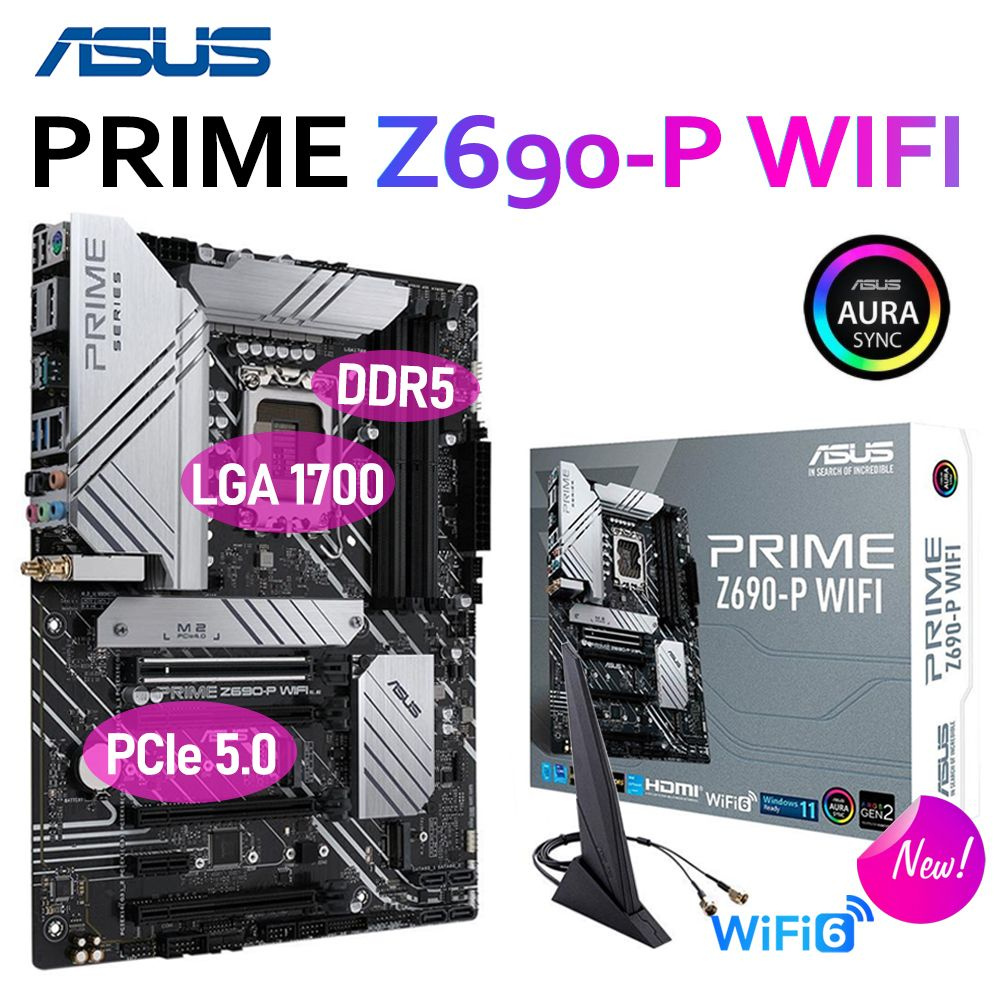 Материнская плата PRIME Z690-P WIFI купить по низкой цене с доставкой и отзывами в интернет ...
