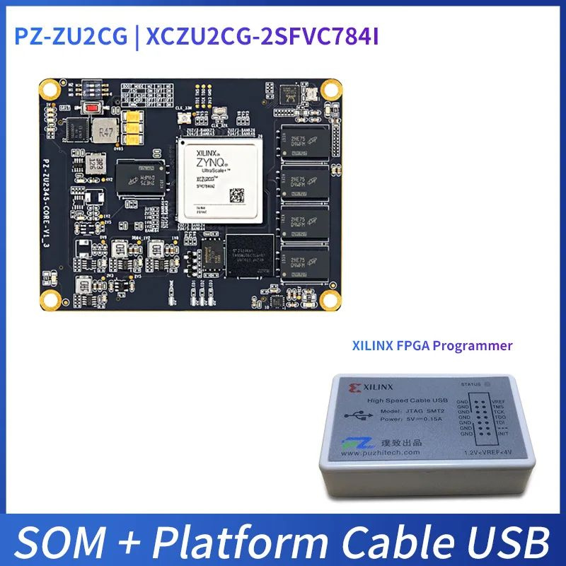 PuZhi PZ-ZU2CG-SOM Xilinx ZYNQ UltraScale XCZU2CG Основная плата FPGA Система промышленного ...
