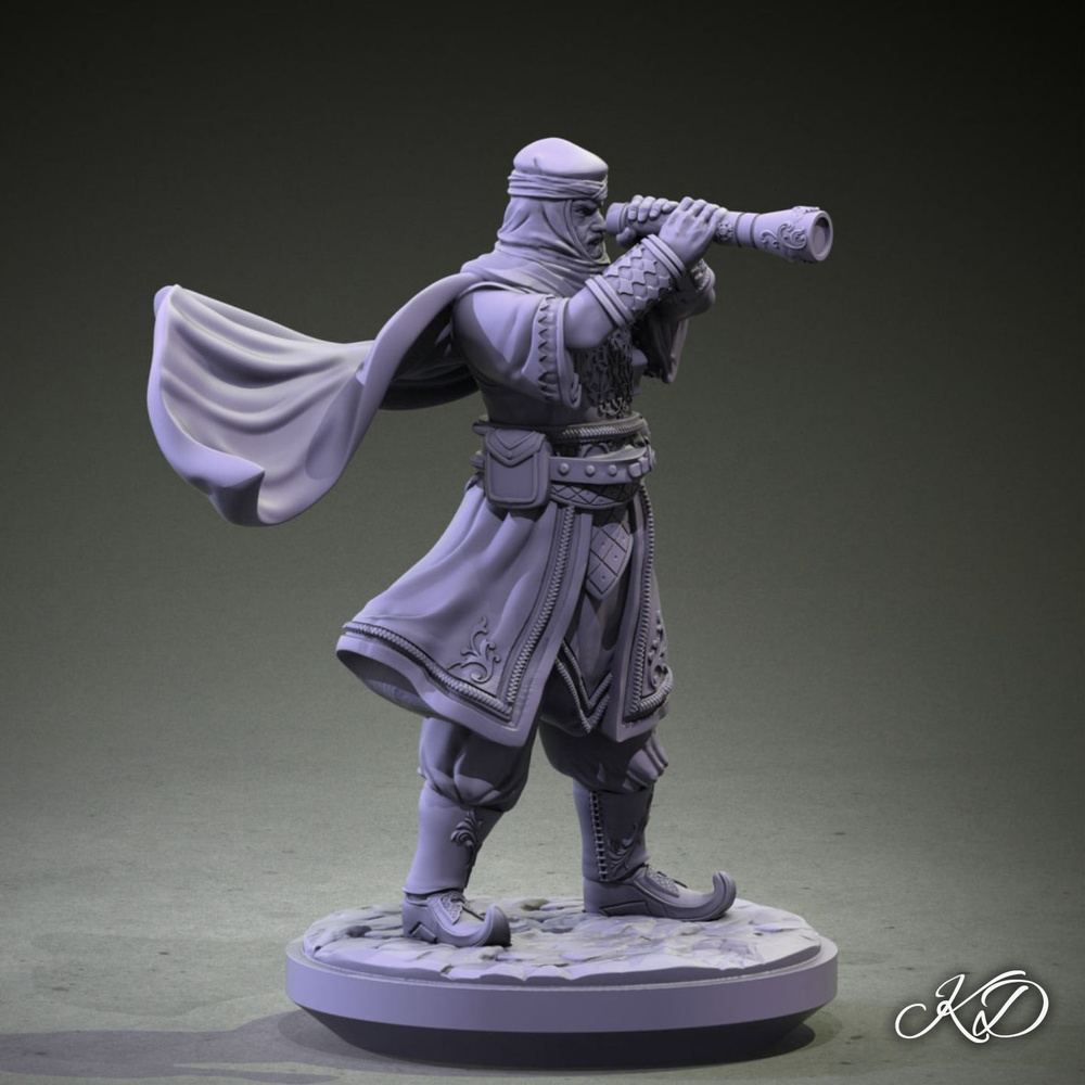 Миниатюра для настольных игр DnD Prince Ali в масштабе 32 мм - купить с ...