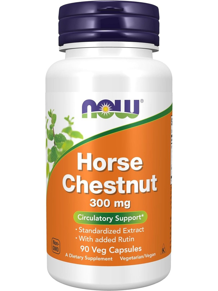 Экстракты NOW FOODS Horse Chestnut Extract 300 mg 90 веган капсул ...