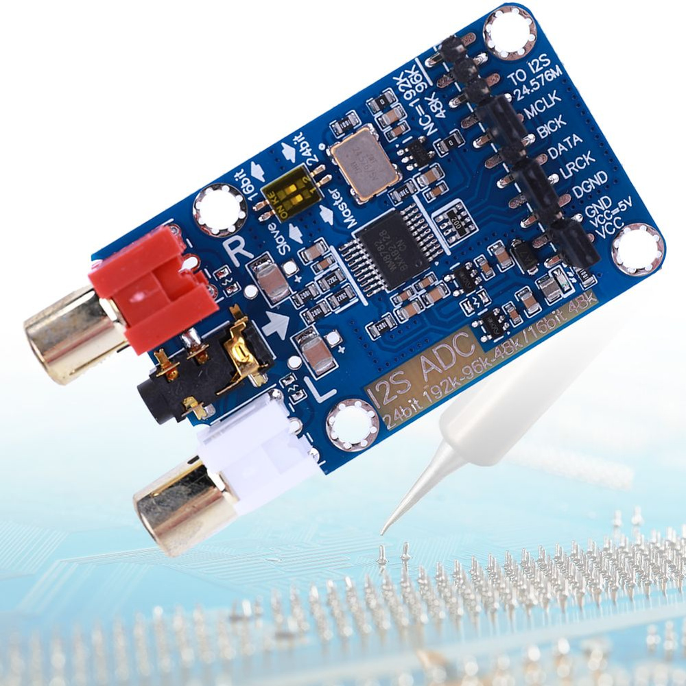 I2S ADC Audio Модуль карты захвата I2S Плата разработки режима Master ...