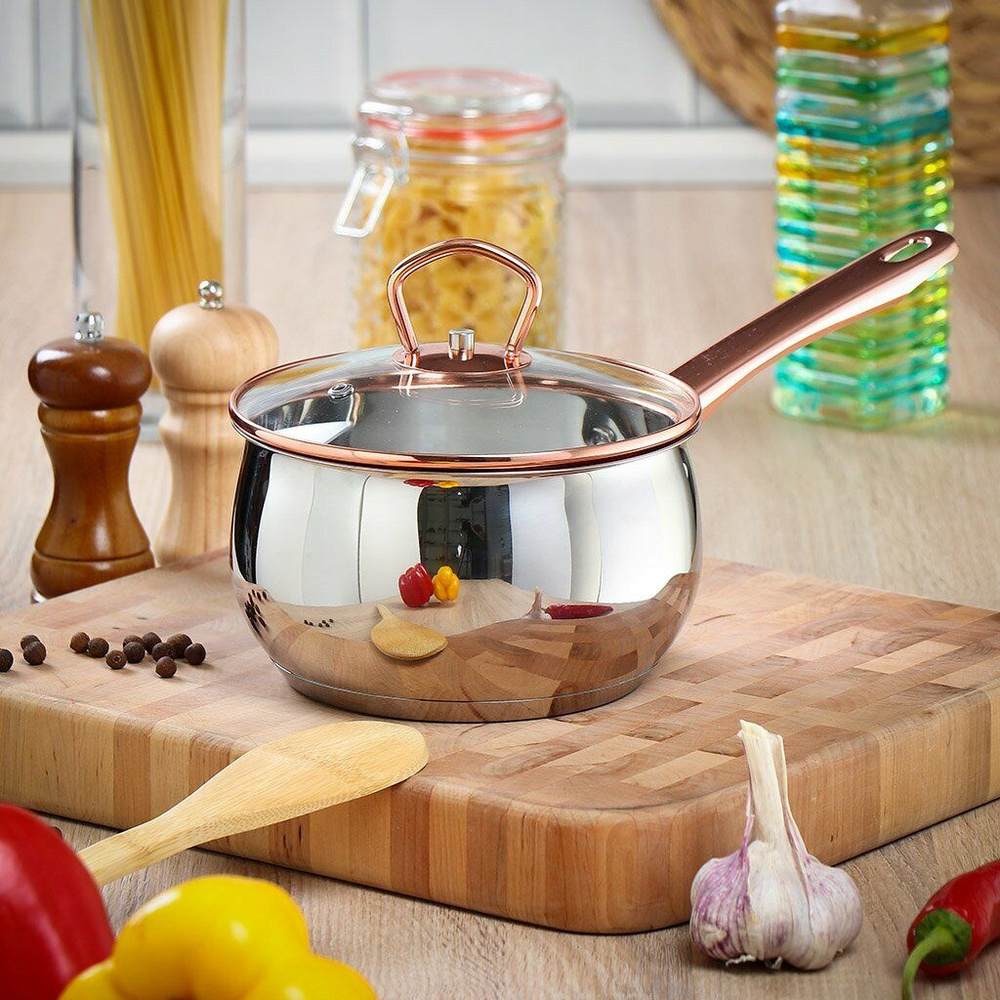 DANIKS Кухонный ковш, 16 см, 1.8 л - купить с доставкой по выгодным ценам в интернет-магазине ...