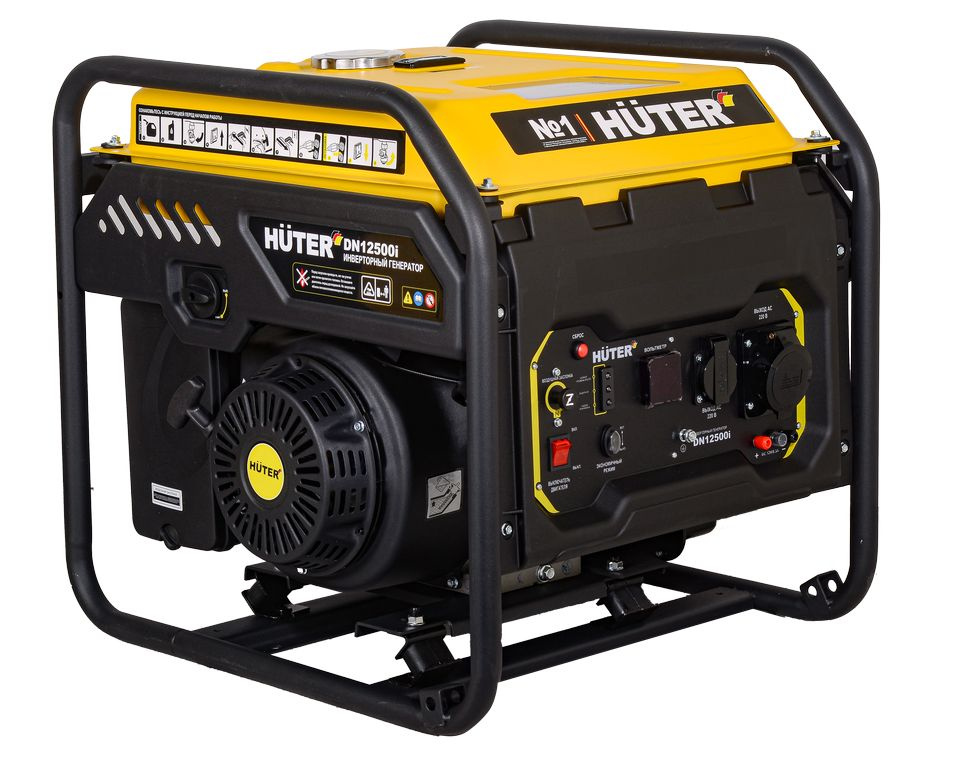 Инверторный генератор DN12500i Huter - купить по низкой цене в интернет-магазине OZON (1504389347)