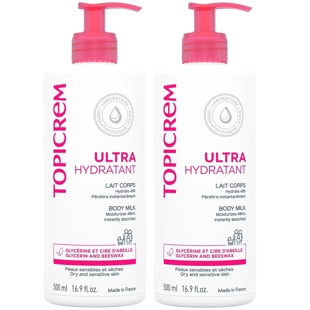 TOPICREM ДУОПАК: Ультра-увлажняющее молочко для тела 500мл купить на ...