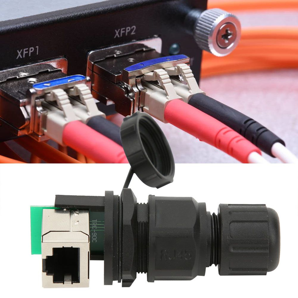 Коннектор RJ45-90 с 8 контактами для сетевого моста, водонепроницаемый ...
