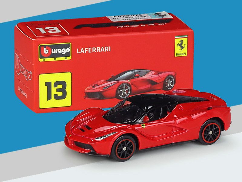 Машинка Bburago 1/64 collection Car model Ferrari LAFERRARI - купить с ...