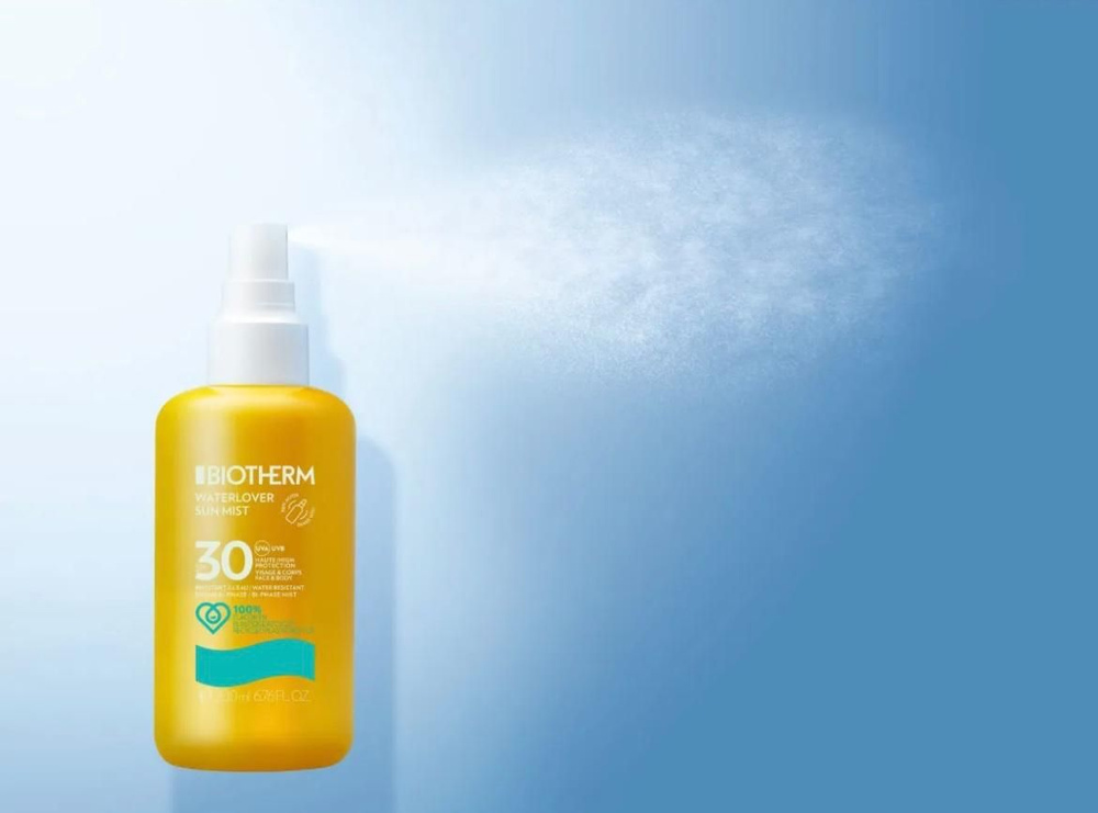 Солнцезащитный распылитель для лица и тела BIOTHERM WATERLOVER SUN MILK ...