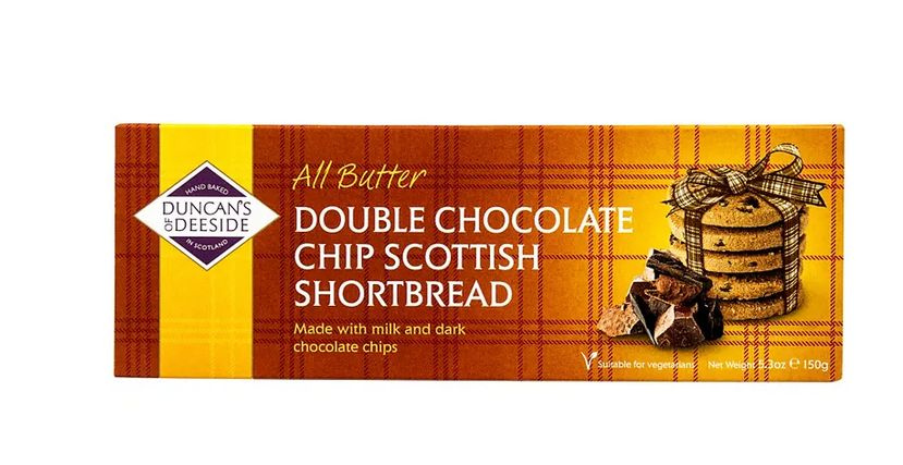 Шотландское печенье песочное шоколадное "Double Choc Shortbread" 150 гр ...