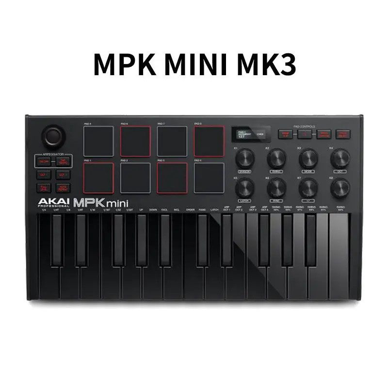 AKAI PRO MPK MINI MK3 миди клавиатура, 25 уменьшенных клавиш купить на ...