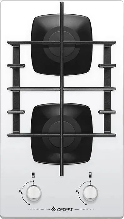 Варочная панель Gefest (Гефест) ПВГ 2002 K12, газовая, закаленное стекло, мощность: 3500 Вт ...