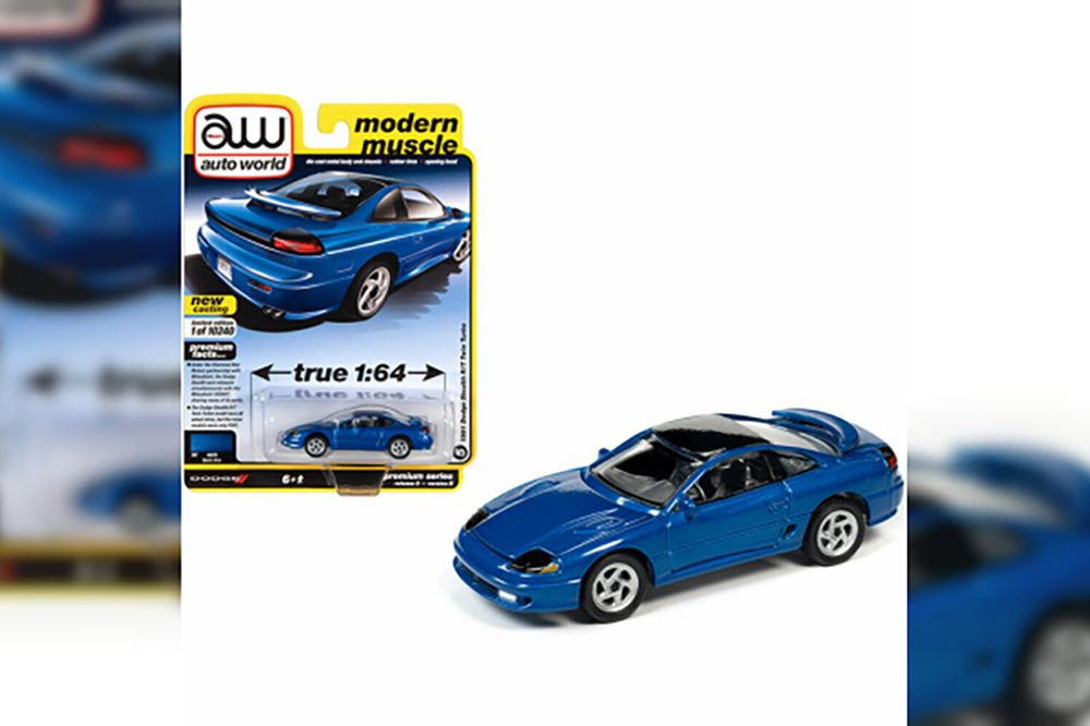 Модель коллекционная Dodge stealth r/t twin turbo (1991), mystic blue ...
