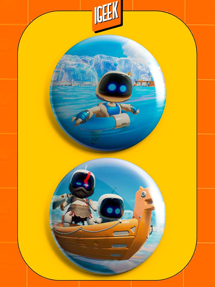 Набор значков Astro Playroom купить на OZON по низкой цене (1592195495)