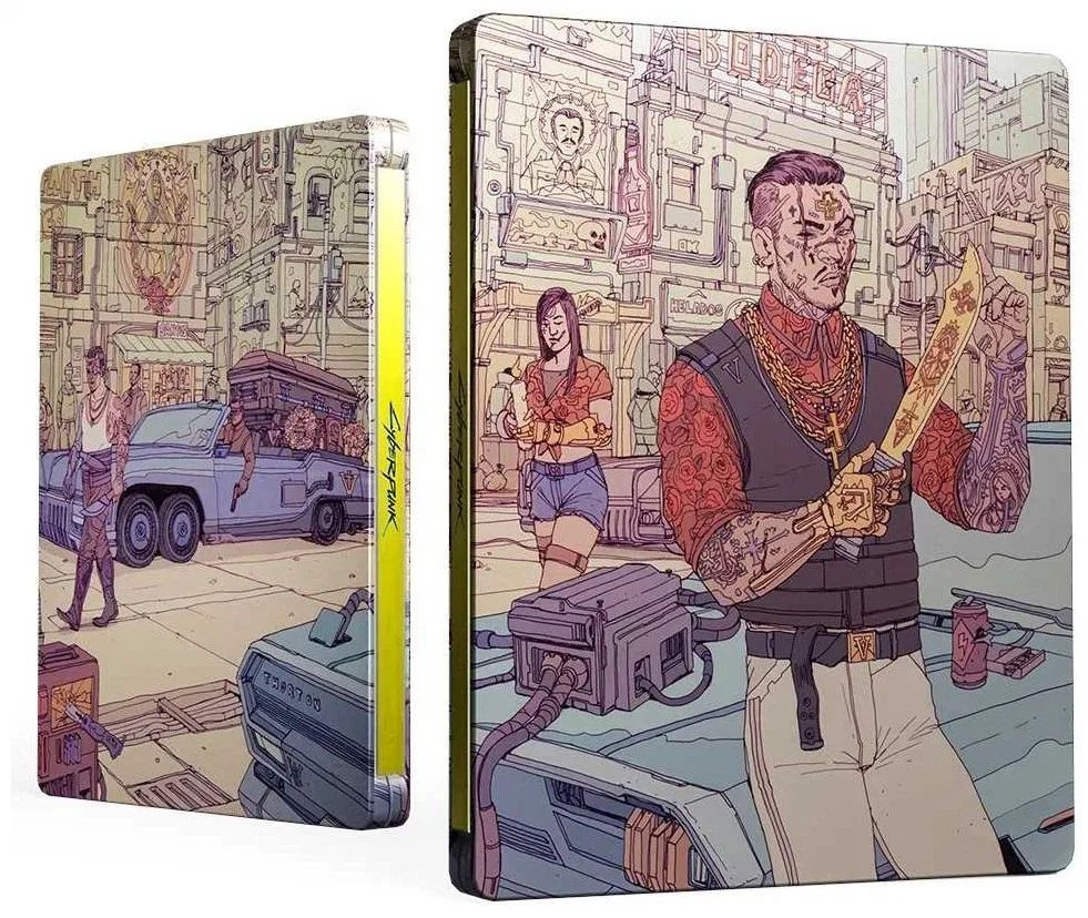 Steelbook Cyberpunk 2077 (Новый стилбук без игры для PS4 / PS5 ...