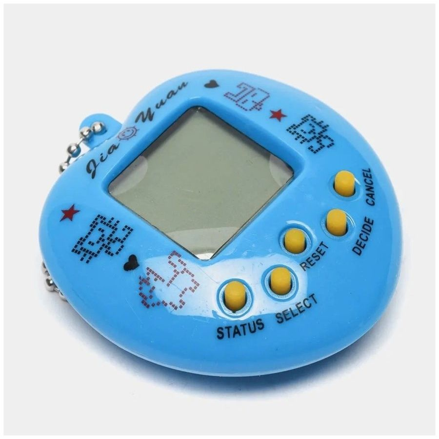 Электронная игрушка тамагочи из 90-ых 168 питомцев в 1 приставке синий ...