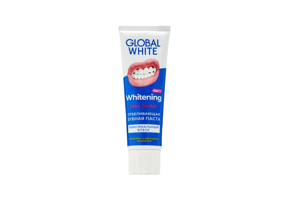 Отбеливающая зубная паста GLOBAL WHITE MAX SHINE - купить с доставкой ...