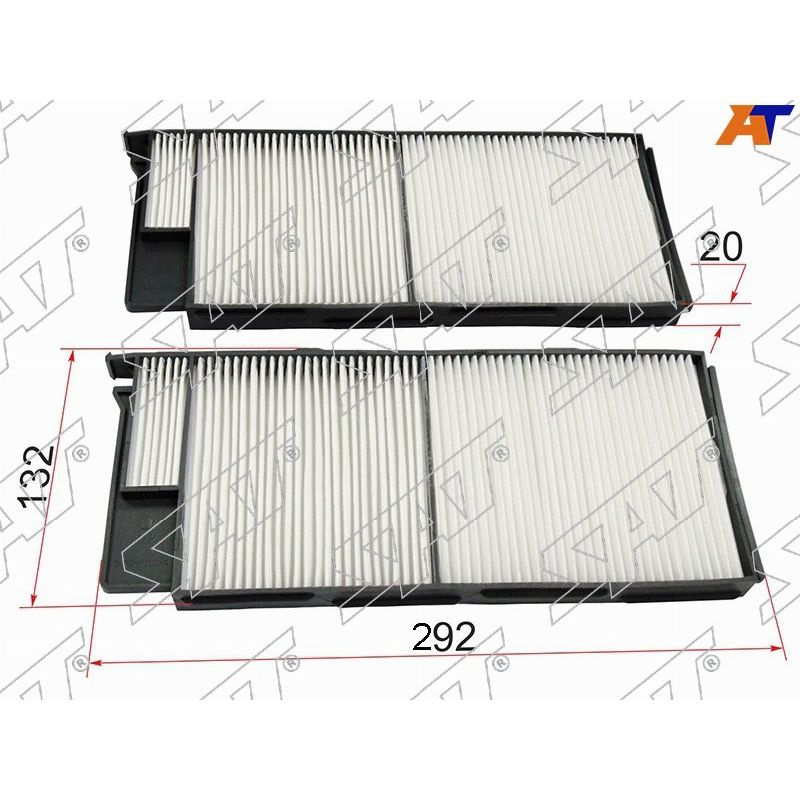 Фильтр салона TOYOTA LAND CRUISER 100 LEXUS LX470 98-07 комплект SAT ST ...