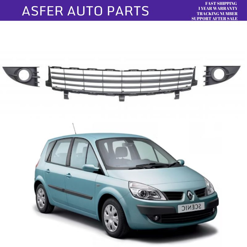 Решетка переднего бампера, комплект из 3 предметов для Renault Scenic ...