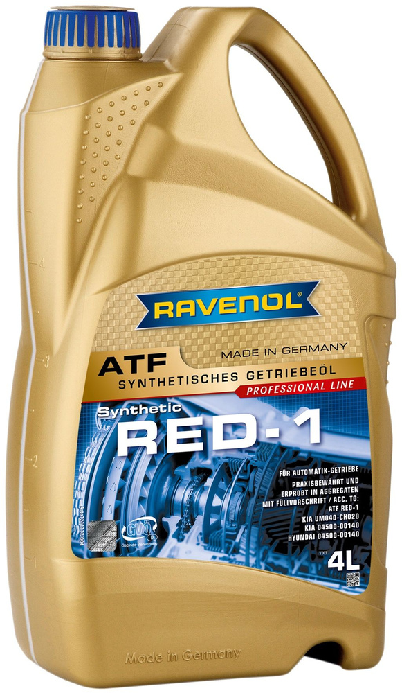 Трансмиссионное масло RAVENOL ATF RED-1, 4 л (4014835719095) - купить ...