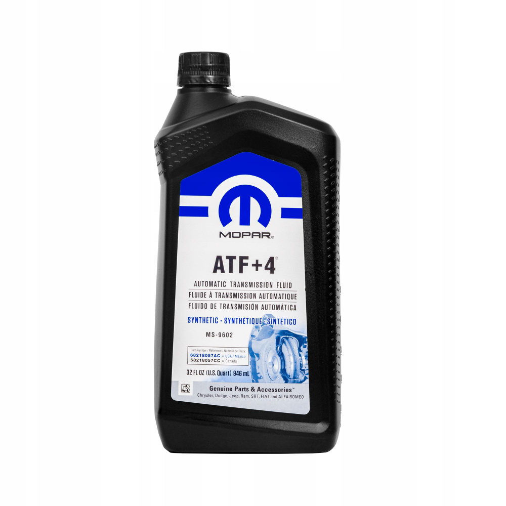 Масло трансмиссионное MOPAR ATF+4 синтетическое 0.946 л купить c ...