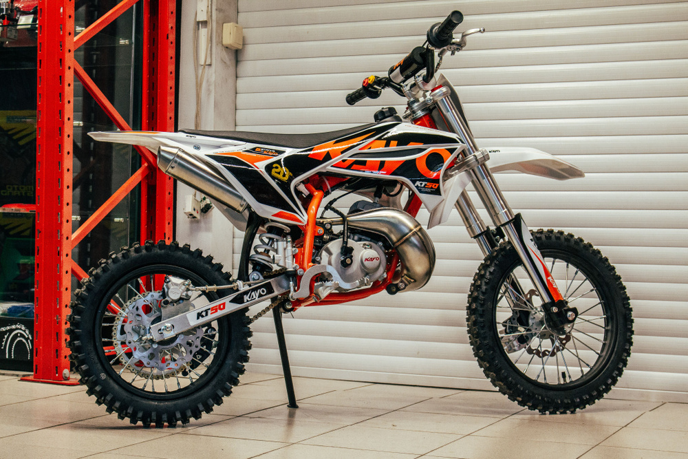 Питбайк в собранном виде KAYO KT50L 2T 14/12 (автомат, 2024 г.) купить ...