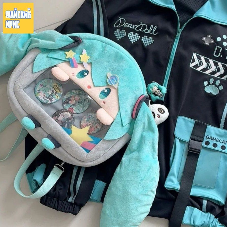 Аниме Ita Bag / Мику Хацунэ Miku Hatsune / Рюкзак для студентов 32CM ...