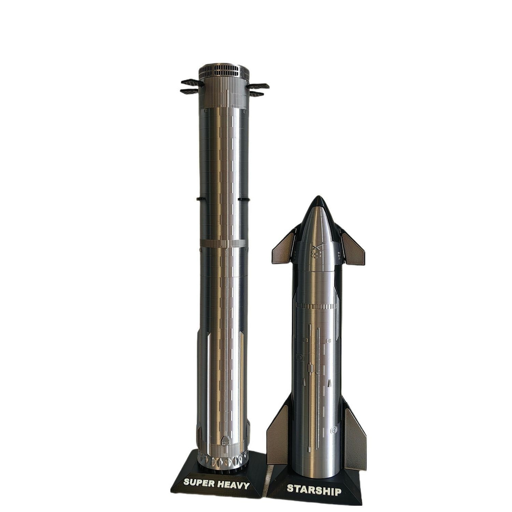 Spacex S24 Starship Tanker and Super Heavy Model 1:200 3D-печать купить ...