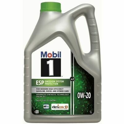 Масло моторное MOBIL 1 ESP X2 0W-20 Синтетическое 5 л 157784 купить c ...