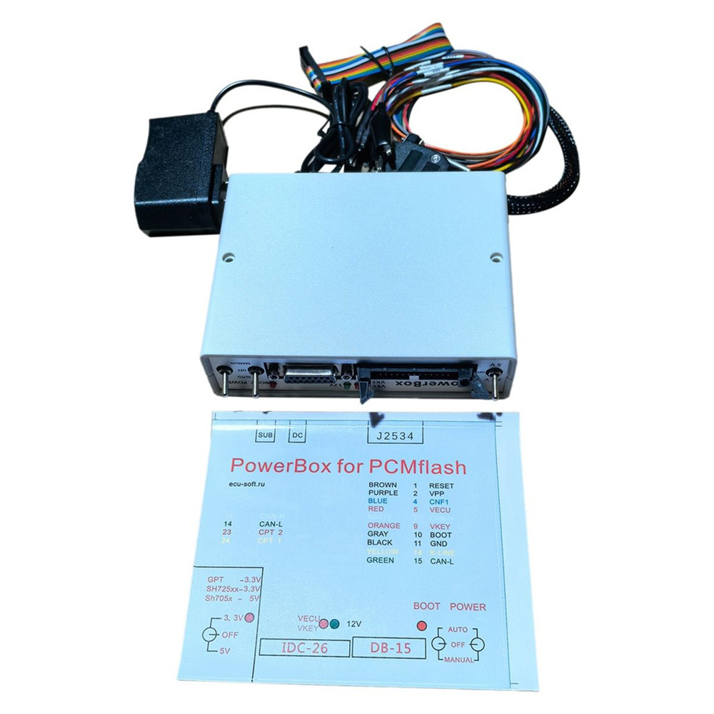 Программатор ЭБУ Power Box JTAG для PCM Flash через J2534 Рабочие ...