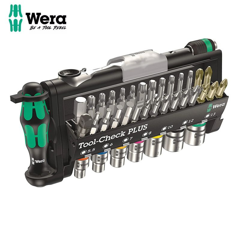 Wera 05056490001 Инструмент для сверл - Check PLUS 39 Piece Non-Slip Drill Solid Rapid купить на ...