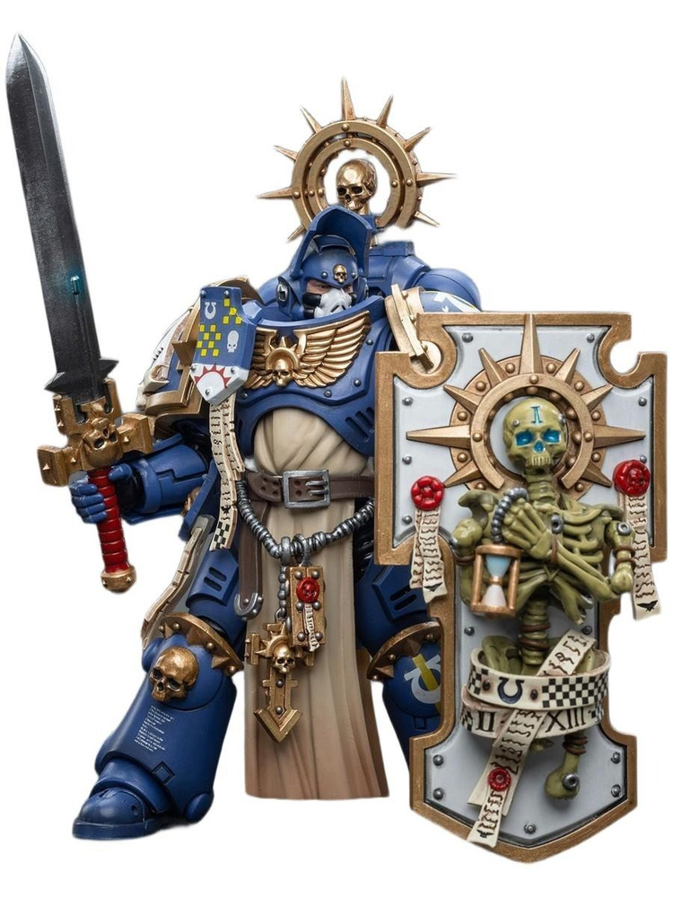 Подвижная фигурка JOYTOY Warhammer 40K Ultramarines Primaris Captain ...