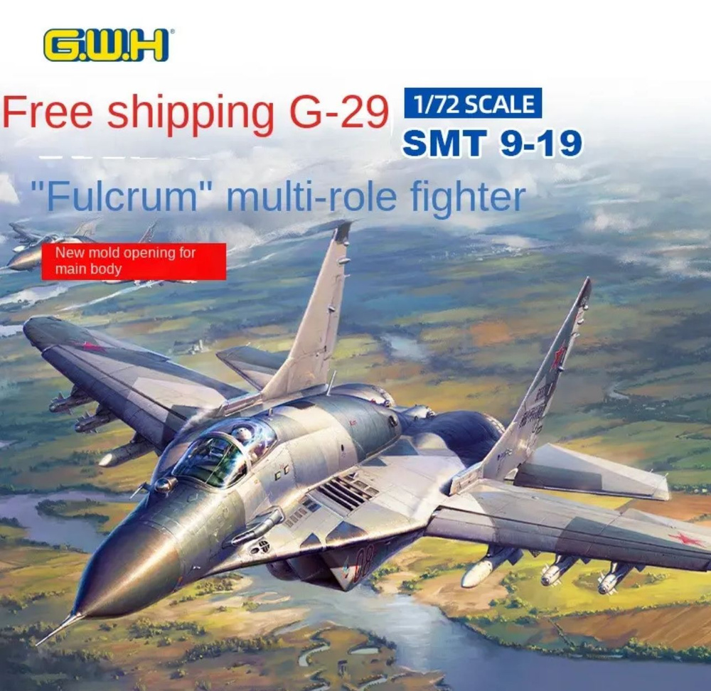 GreatWall Hobby L7214 1/72 MIG-19 SMT FULCRUM 9-19 Модель сборки ...