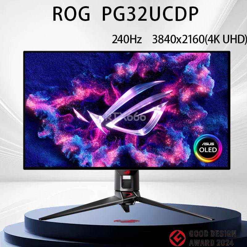 32" Монитор ROG Swift OLED PG32UCDP,4K, WOLED,240hz,DUAL MODE, черный ...