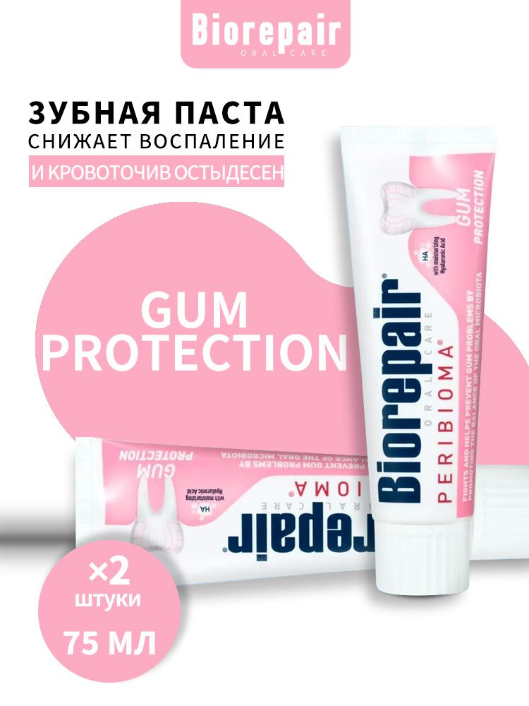 Зубная паста Biorepair Peribioma Gum Protection для защиты десен 75 мл ...