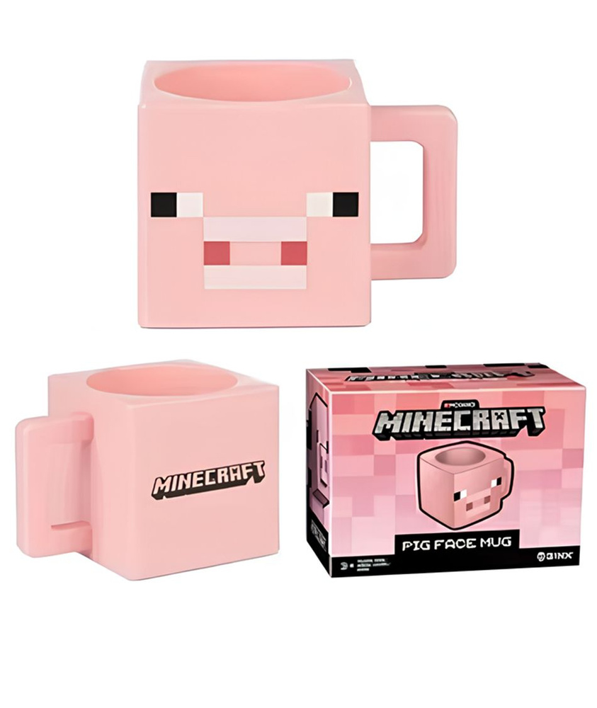 Кружка Майнкрафт / Minecraft Pig Face (8.5см) купить на OZON по низкой ...