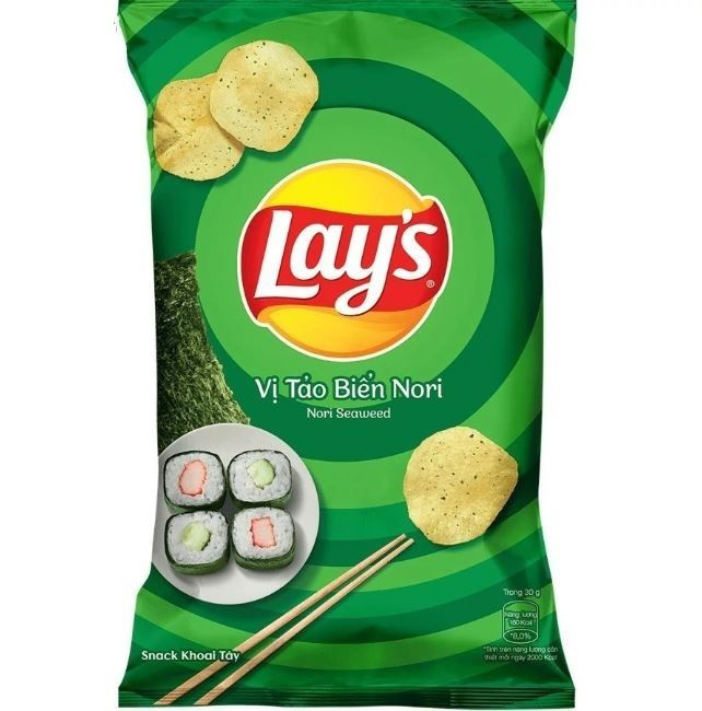 Картофельные чипсы Lay s со вкусом морских водорослей нори 33гр купить на OZON по низкой цене ...