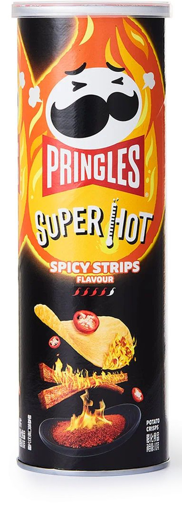 Pringles, Чипсы картофельные со вкусом острых стрипсов, 110 г, Spicy Strips купить на OZON по ...