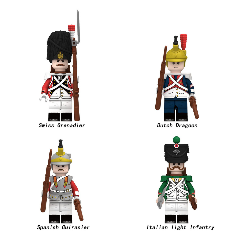 Набор игрушек из строительных блоков/The Napoleonic Wars/4 шт.(4.5cm ...