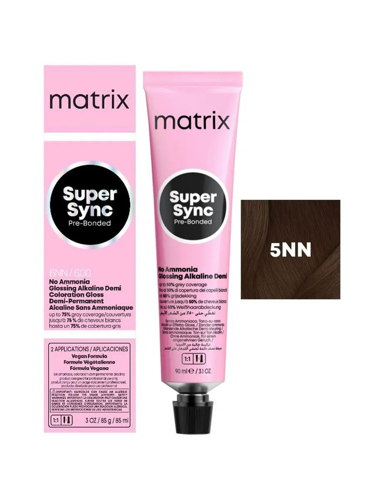 MATRIX Краска для волос Super Sync 5NN 90 МЛ купить на OZON по низкой ...