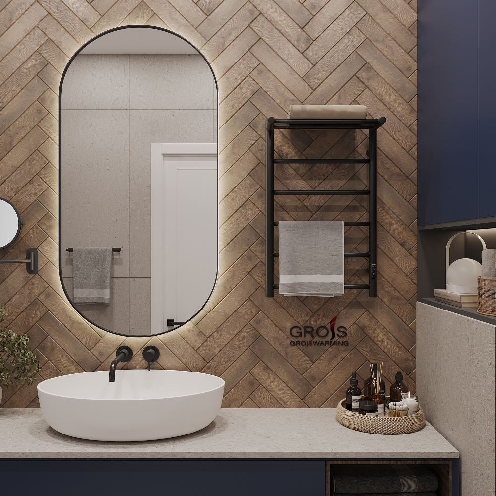 Grois Полотенцесушитель Электрический 432мм 700мм форма Лесенка купить ...