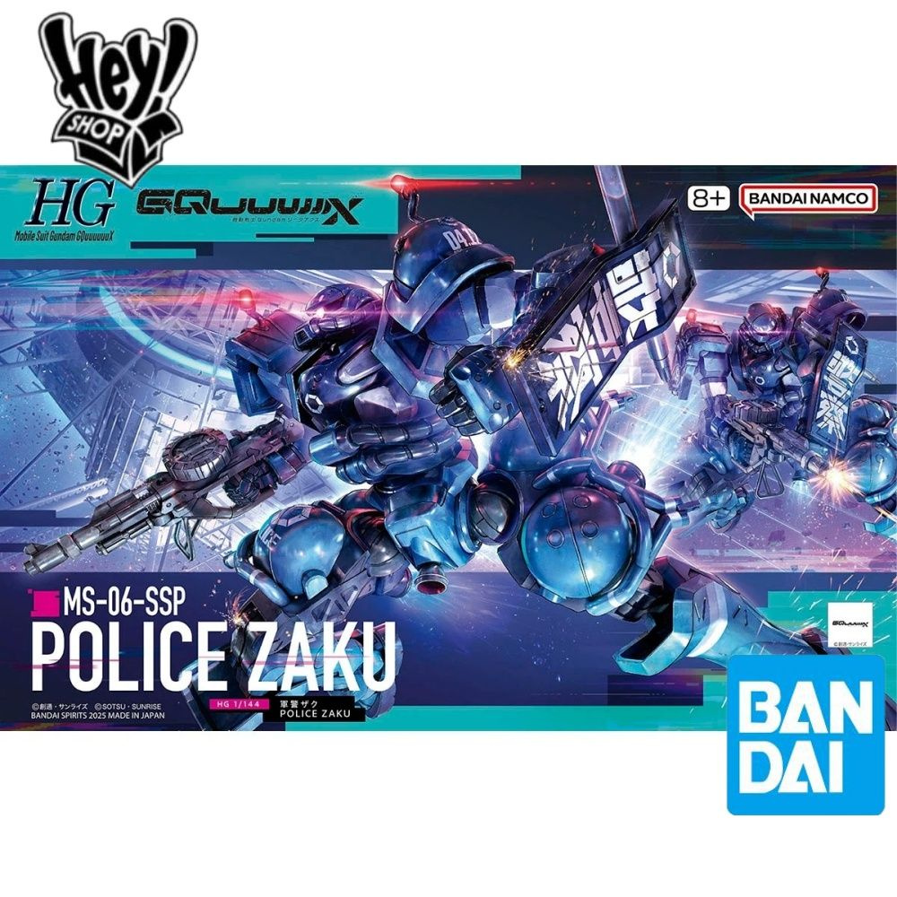 Фигурка Bandai HG 1/144 GUNDAM GQuuuuuuX Police Zaku купить на OZON по низкой цене (2308947367)