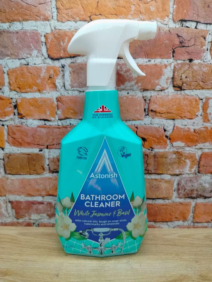 Чистящий спрей для ванной комнаты Astonish White Jasmine & Basil, 750 ...
