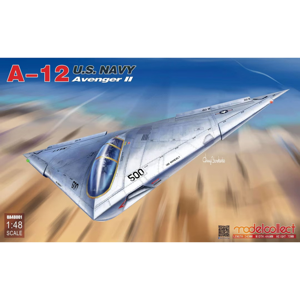 Collect Model 48001 1/48 US McDonnell Douglas A-12 Avenger II сборная ...