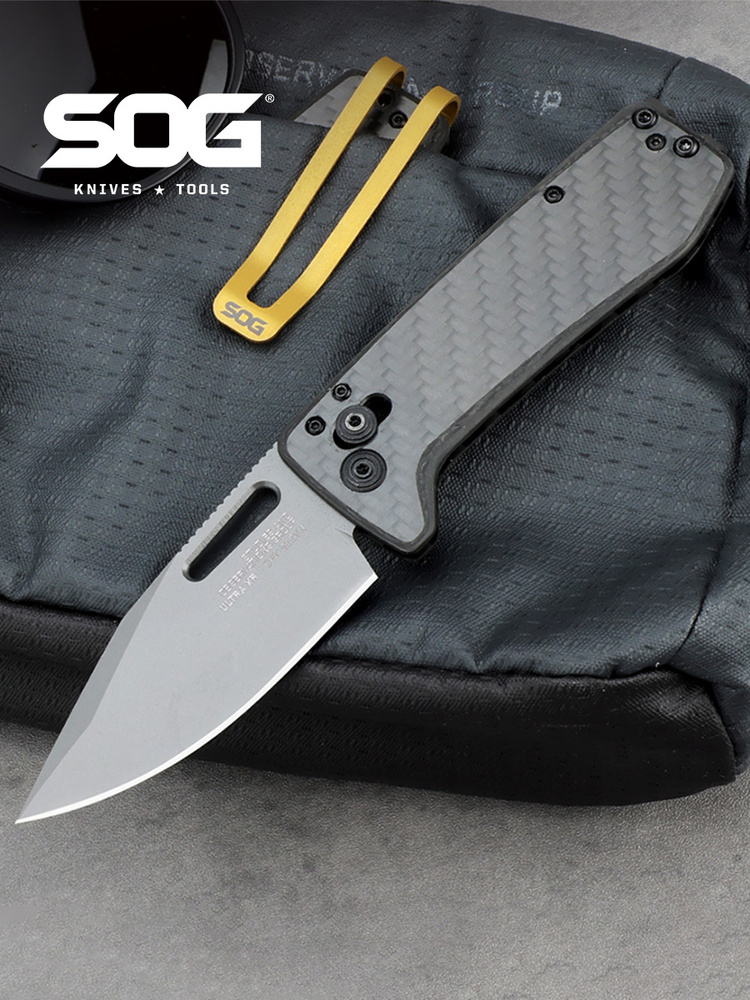 SOG Ultra XR,Складные ножи, Рукоятка из углеродного волокна, Титановый ...